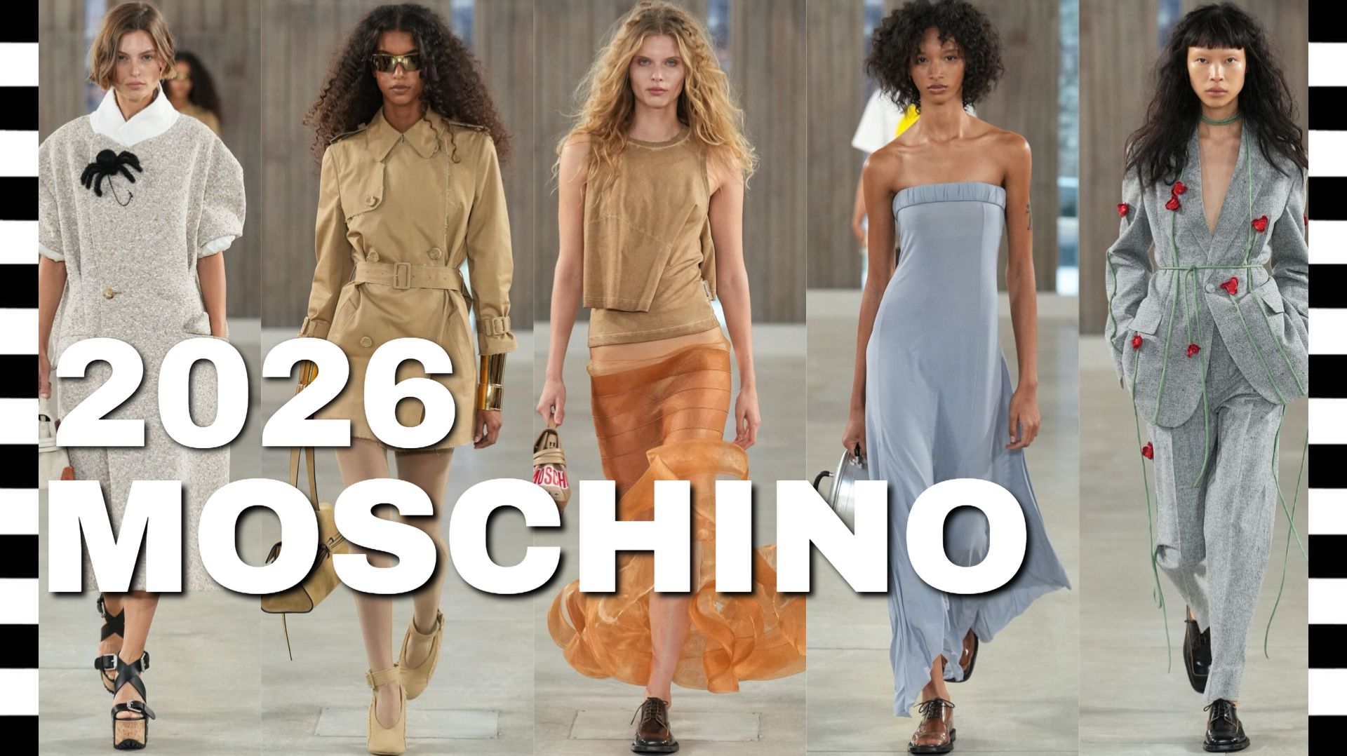 📍 MOSCHINO (Москино) - показ коллекции весна-лето 2026 со СТОП-КАДРОМ в Милане на Неделе моды