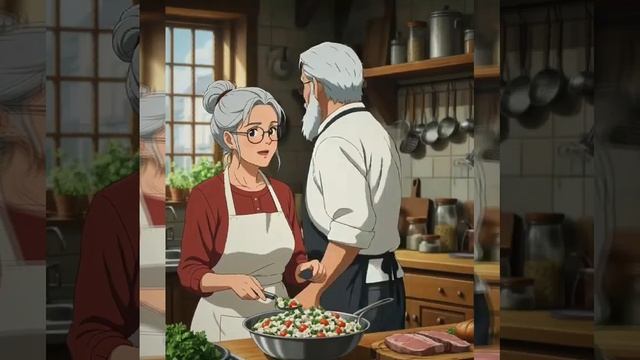 Муж и оливье