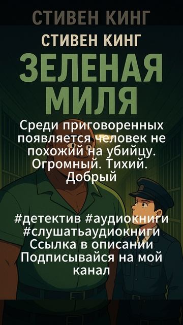Стивен Кинг  Зеленая миля     #детектив #аудиокниги #слушатьаудиокниги
