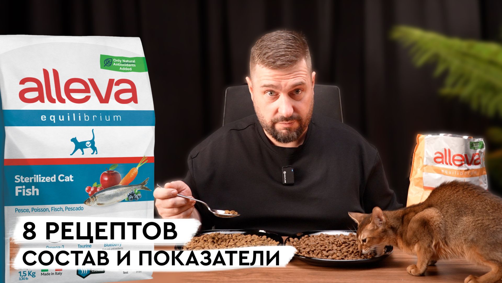 ALLEVA EQUILIBRIUM ДЛЯ КОШЕК: обзор линейки, состав и показатели