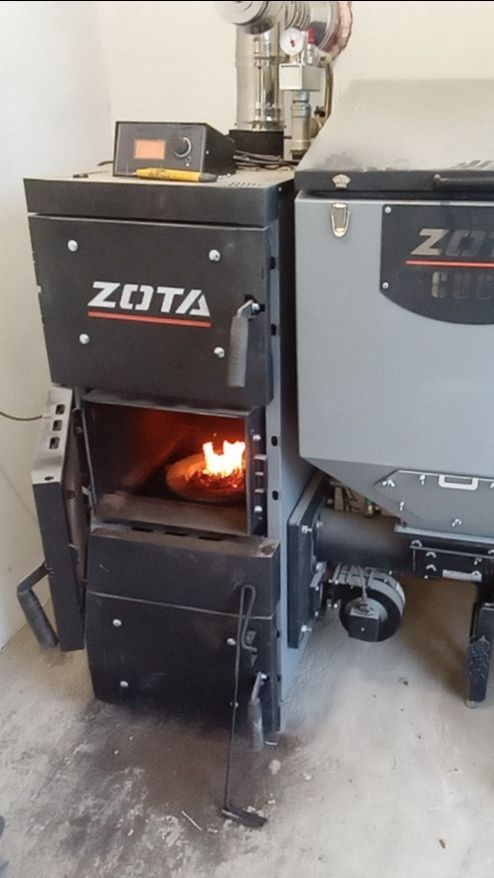 Zota Cuba -переход с пеллет на уголь,шибер дымохода, редуктор и т.д