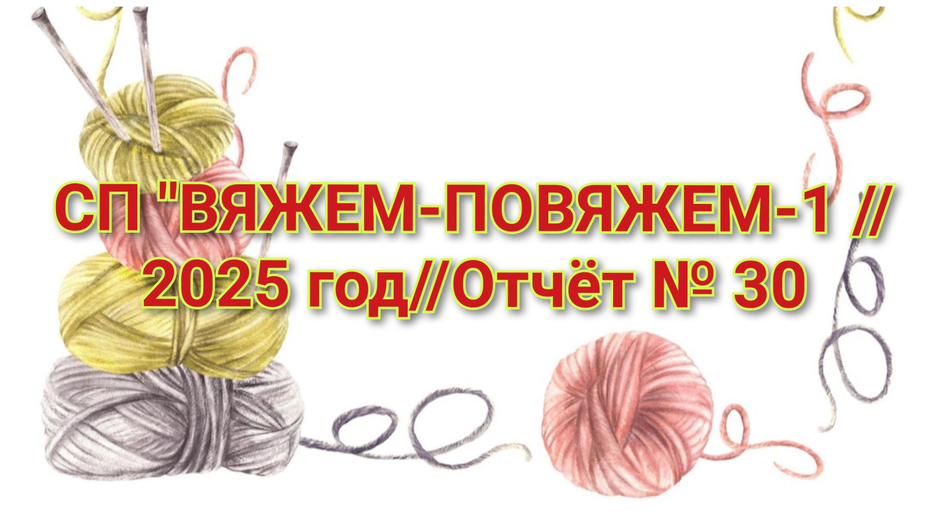 СП "ВЯЖЕМ-ПОВЯЖЕМ-1 //2025 год//Отчёт № 30