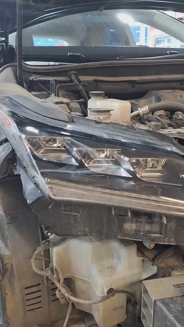 заменили светодиодные модули Lexus RX на MTF