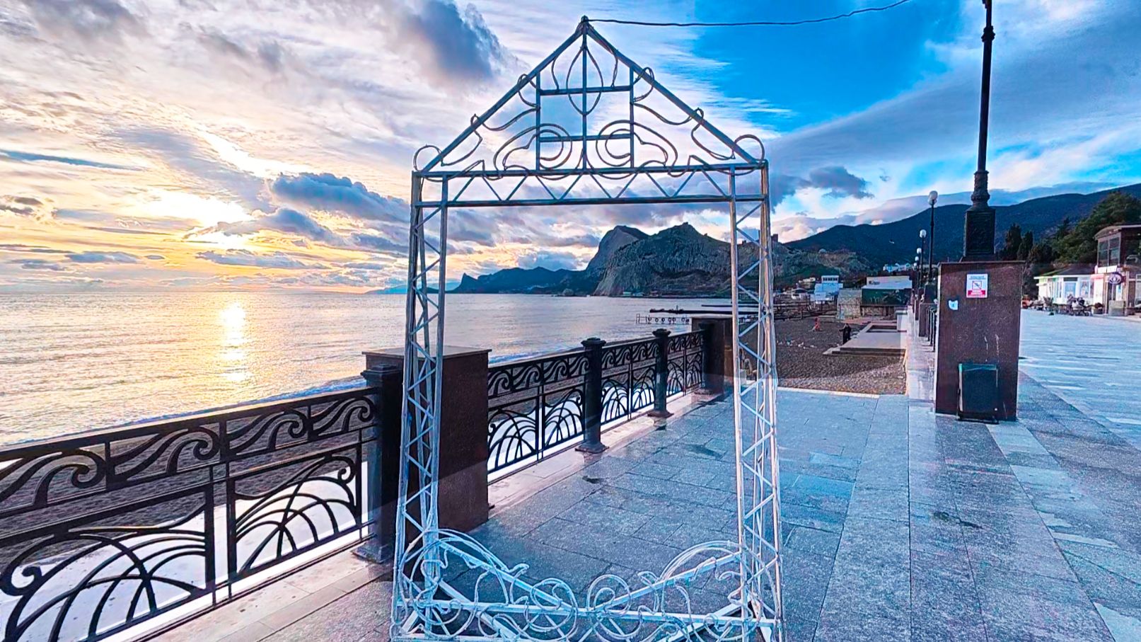 Крым СУДАК Прогулка по Набережной