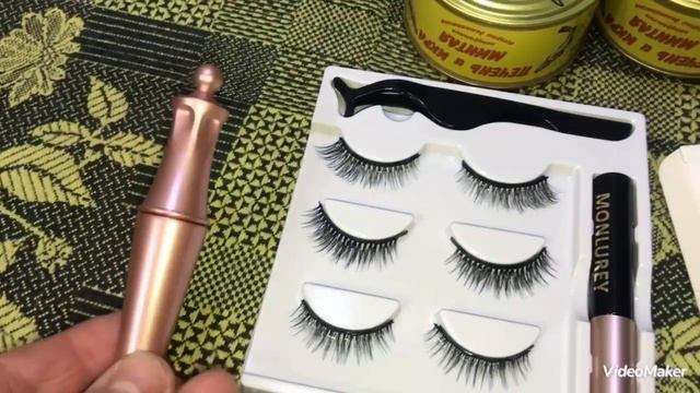 Покупки на Озоне. Магнитные ресницы и магнитная подводка. Примеряю.