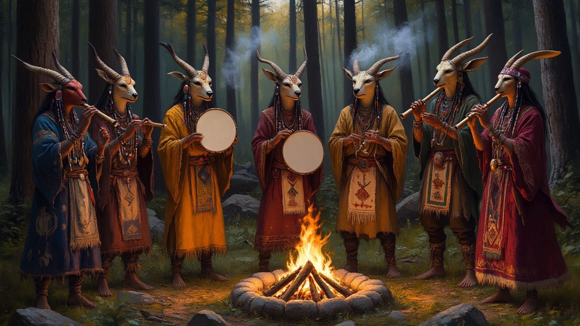 🌿Духи Хранители Леса — Мистическая Музыка Природы и Тишины