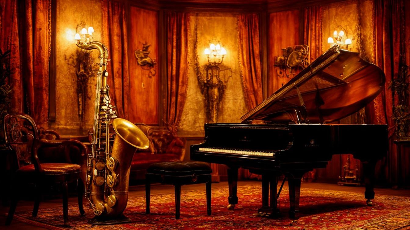 Винтажный джаз-лаунж  Плавные классические мелодии для отдыха и учебы