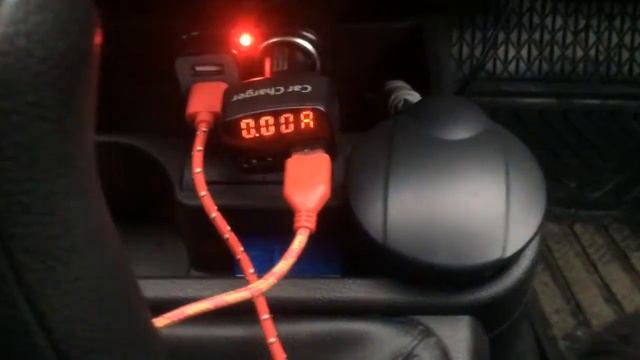 Автомобильное зарядное устройство usb car charger 3.1 a led display amper volt celsie