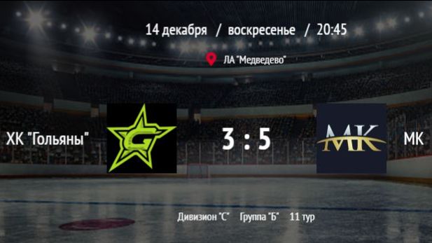 Хоккей от первого лица  "ХК "Гольяны"" - ХК "МК"