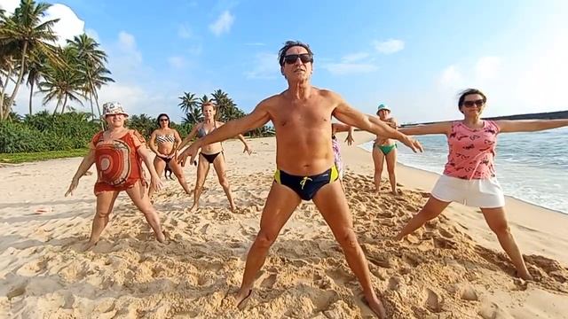 Вечер. Баланс 4-х Стихий на побережье индий.океана в г.Хиккадува 14.12, Шри-Ланка. Мир Универсологии