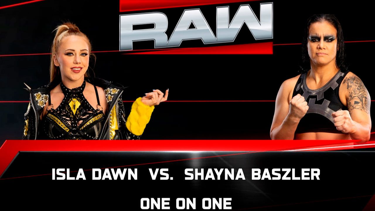 Isla Dawn VS Shayna Baszler - Monday Night Raw - WWE 2K25 #20
