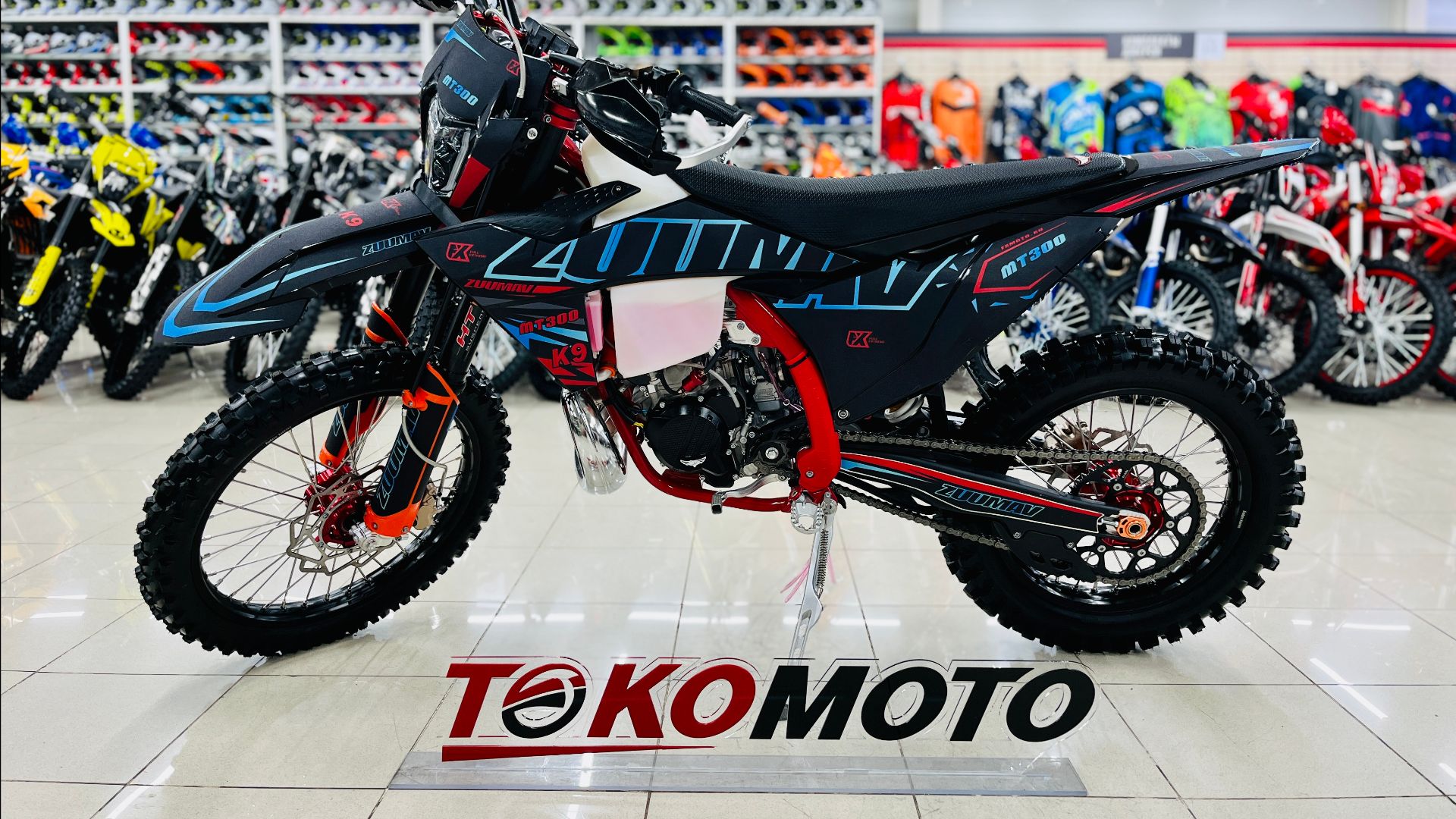ZUUMAV K9 MT300 2T чёрно-красный
