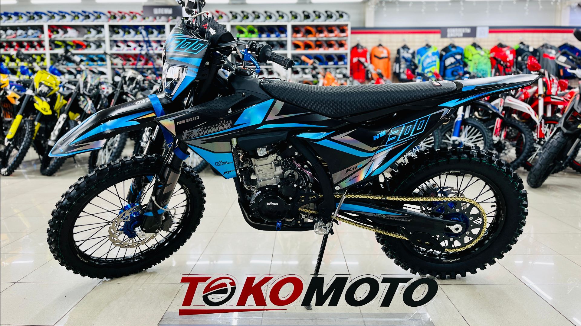 Мотоцикл эндуро FX MOTO K9R NB синий