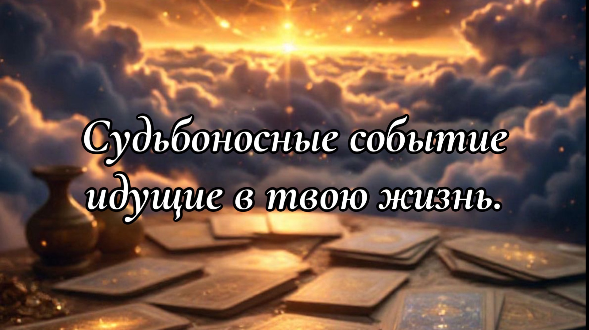 Судьбоносные события, идущие в твою жизнь. Таро расклад