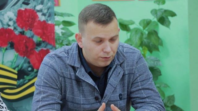 Беседа школьников с ветераном