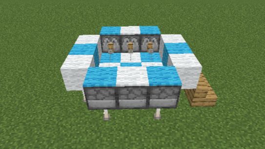 Как построить рабочий батут в майнкрафте.