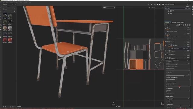 21. Desk And Chair Texturing