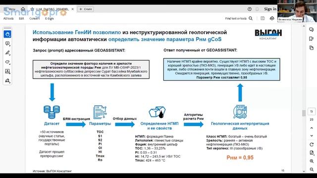 Использование генеративного ИИ для решения прикладных задач нефтегазовой отрасли