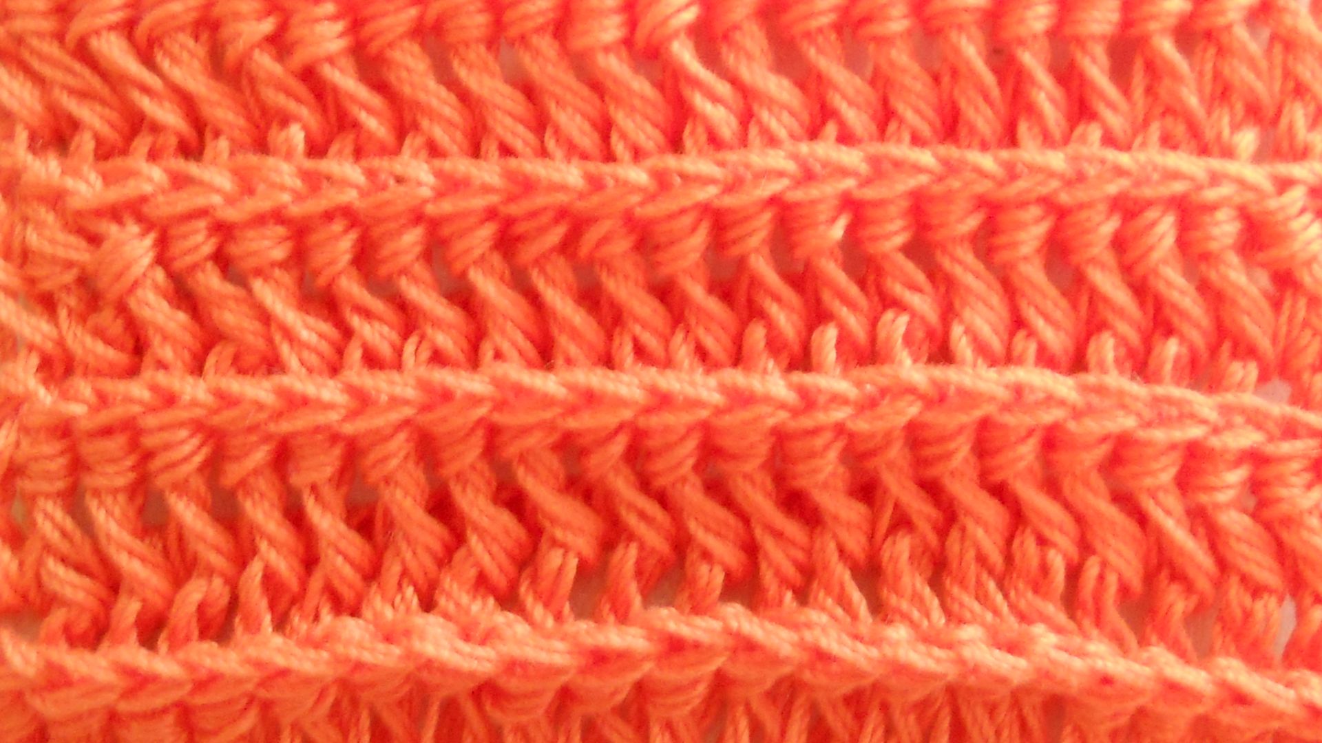 Узор Рельефные лицевые столбики с накидом