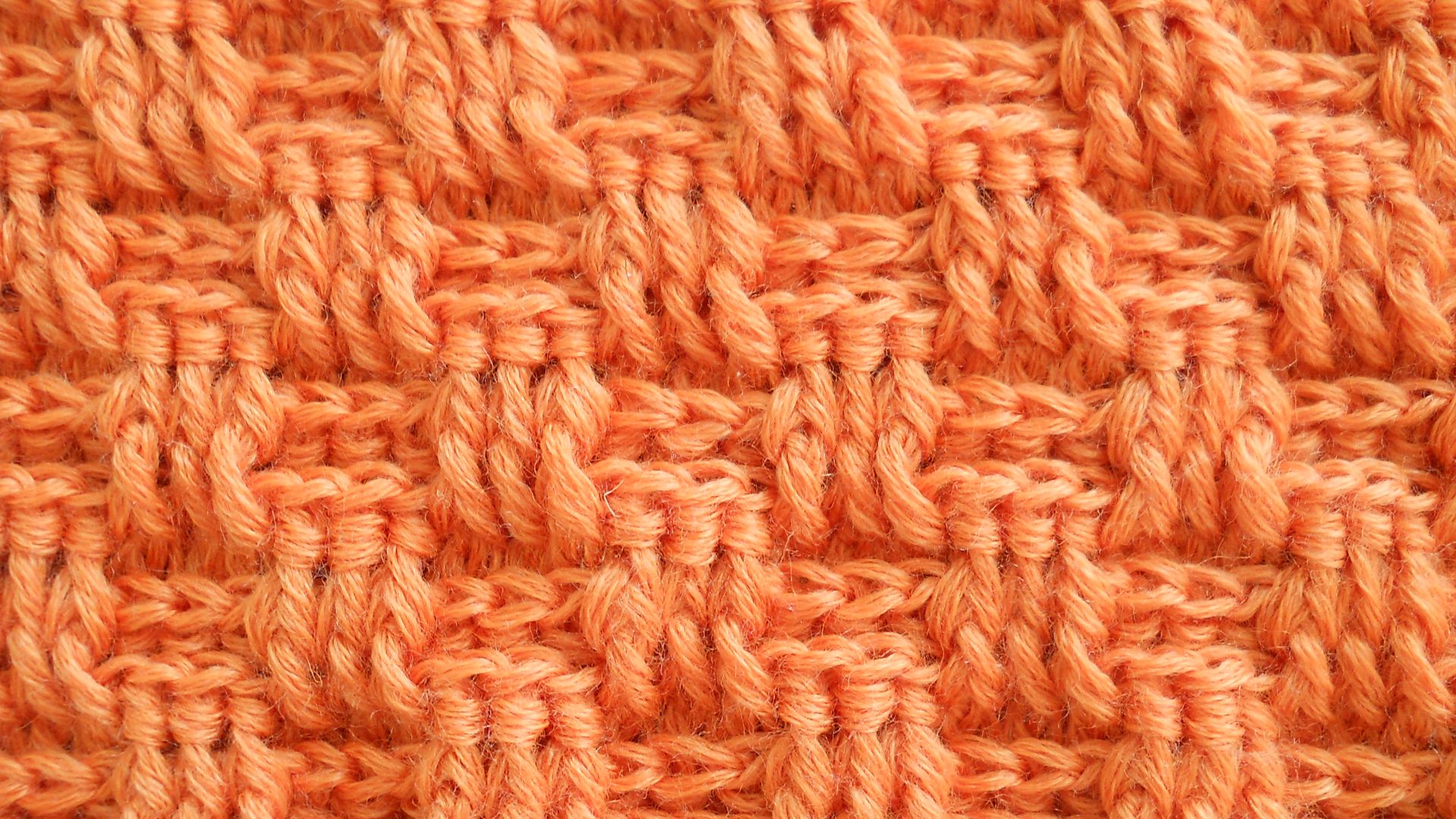 Узор Рогожка вкруговую