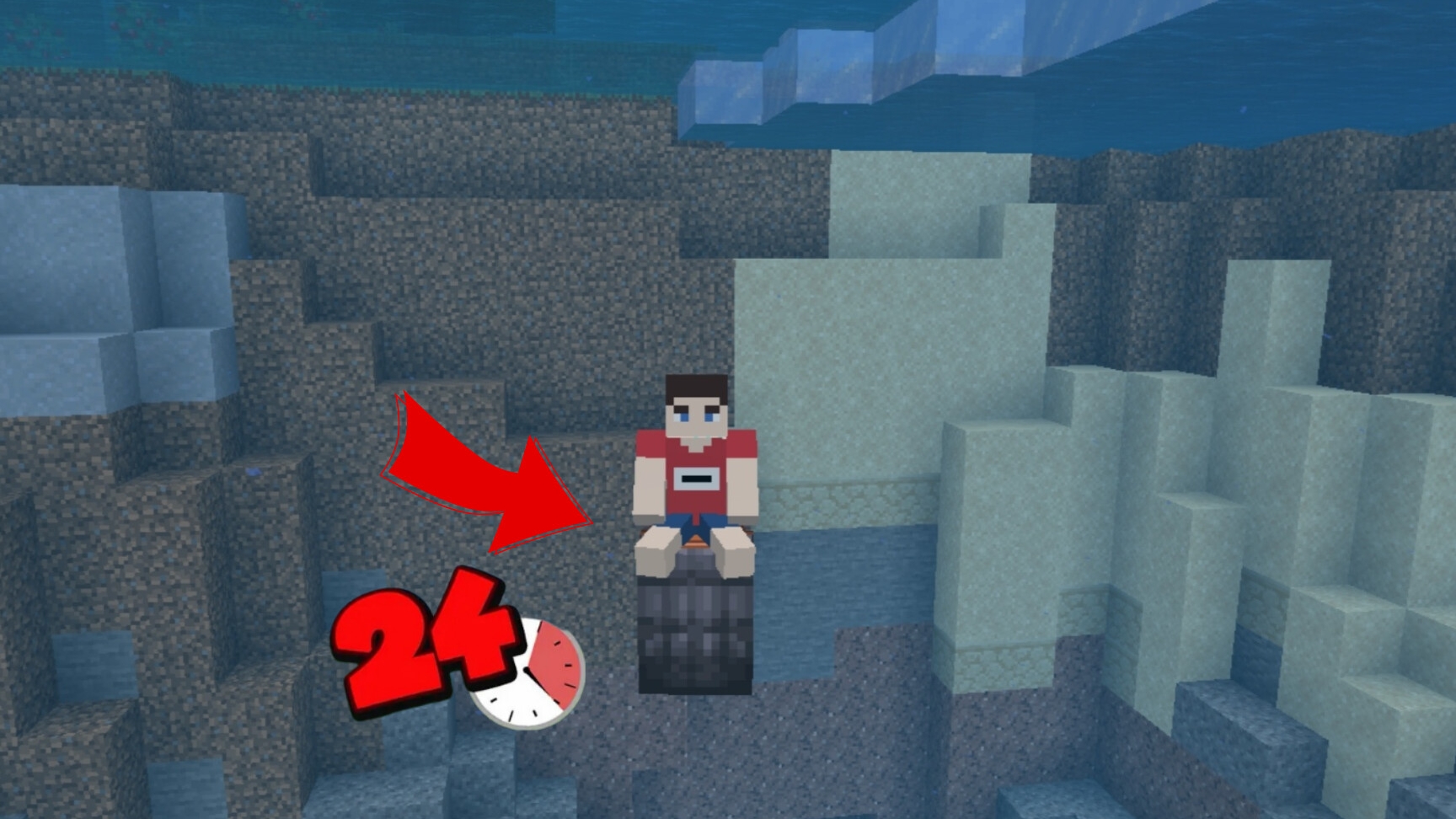 Я провел 24 часа на наутилусе в Майнкрафте | ManeLego minecraft