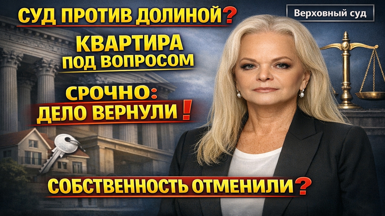 СРОЧНО: Верховный суд пересмотрит дело о квартире Ларисы Долиной