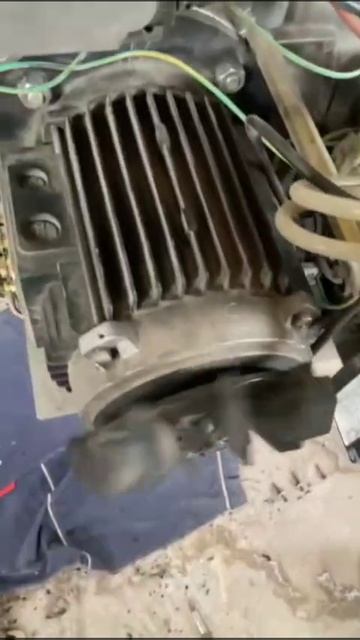 Оплавилась обмотка электродвигателя горелки