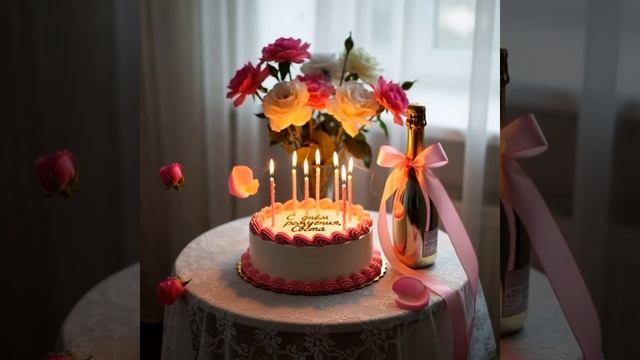 С днём рождения,  Света! 🎉#Remix #SunoAl #Original #ПопНаSuno #AIMузыка  #красивыепоздравления