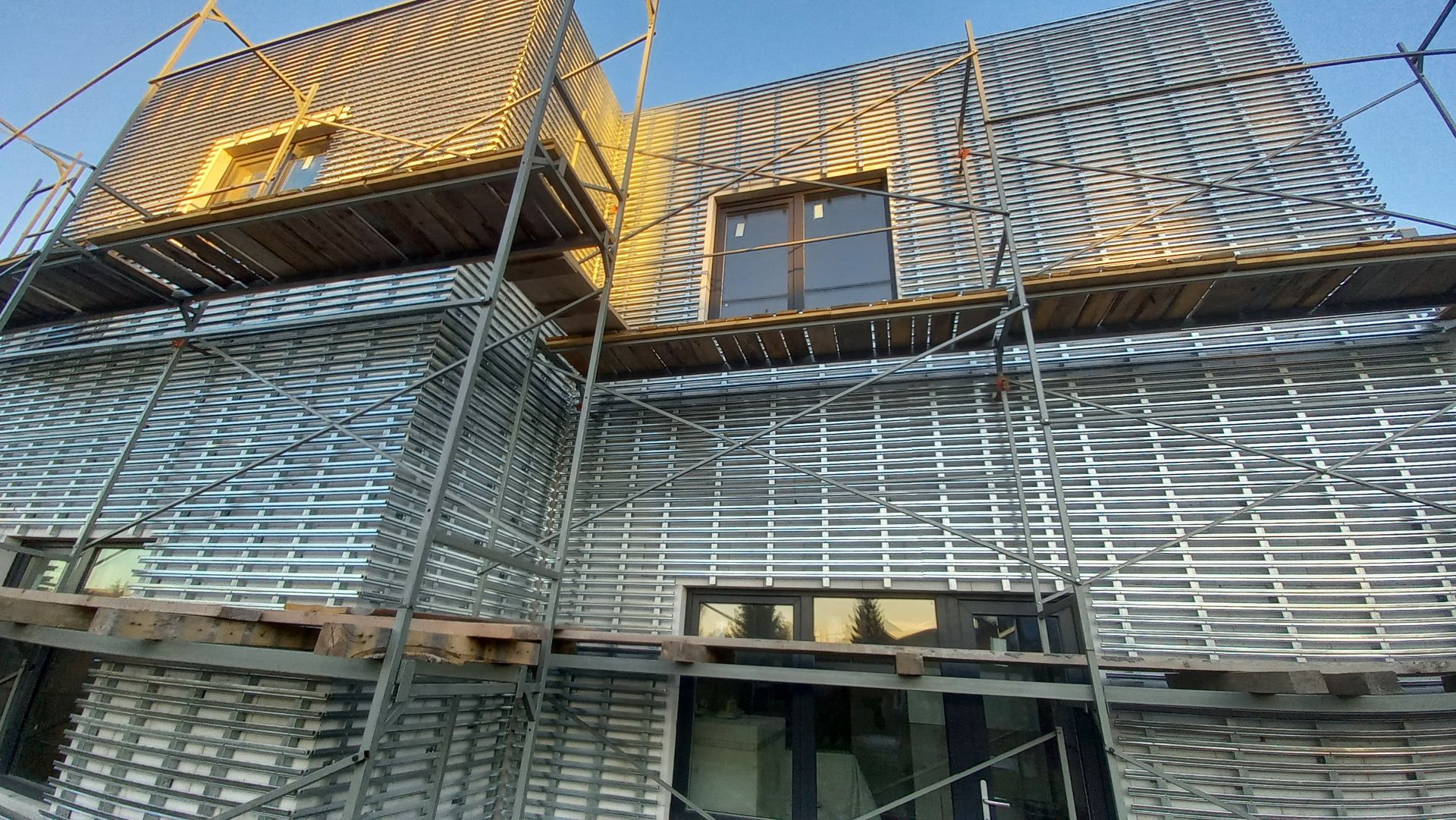 Монтаж клинкерной планки