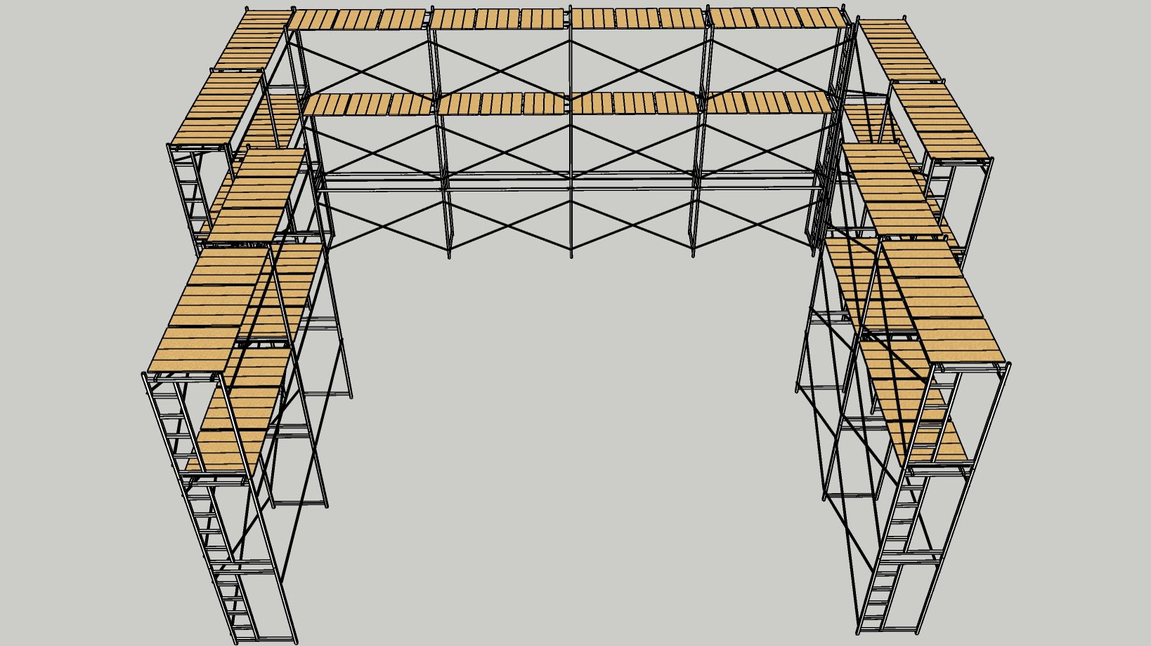 Изготовление комплекта строительных лесов