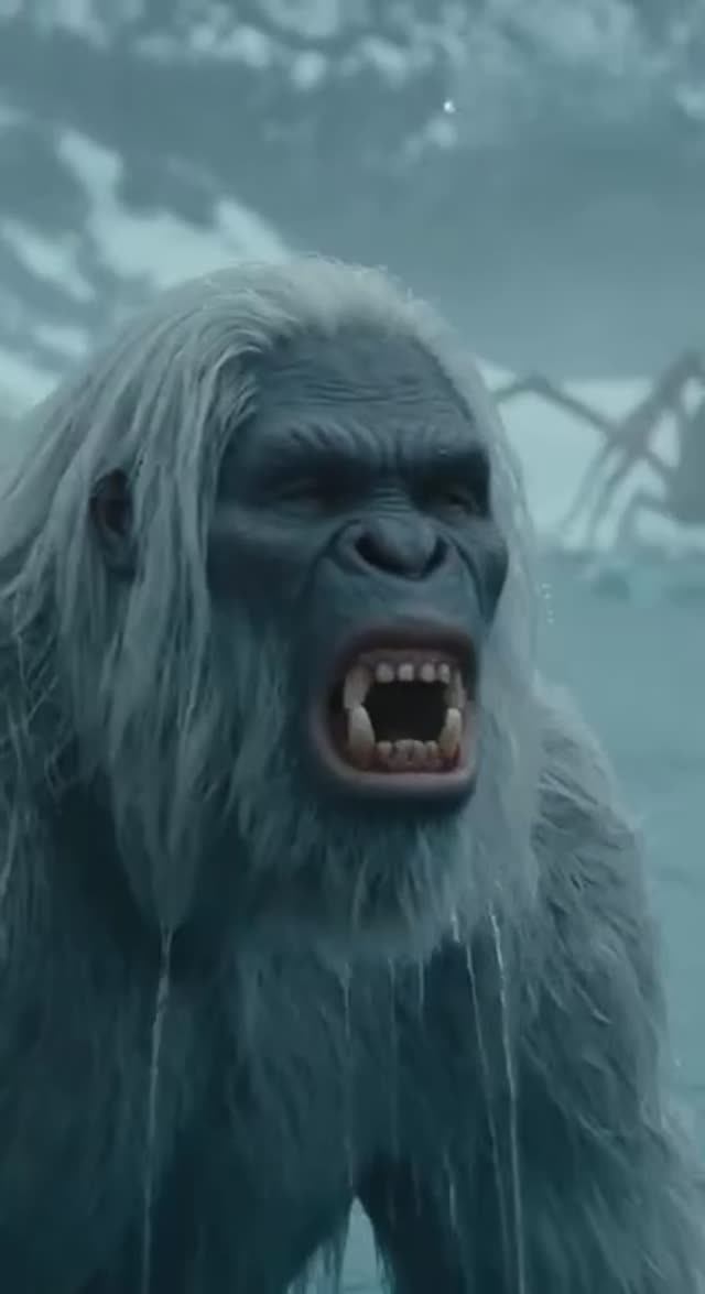 4 снежный человек 4 Shooting #ai #aishorts #bigfoot  Oтстрел