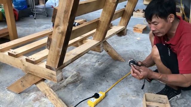Как сделать кресло-скамейку из поддонов своими руками