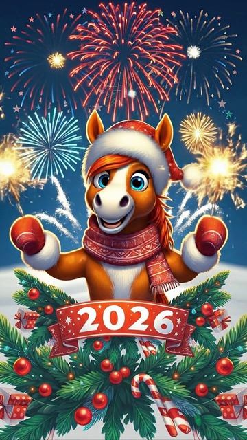 Прикольное Новогоднее поздравление