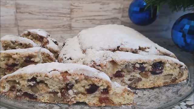 Штоллен ТВОРОЖНЫЙ БЕЗ ДРОЖЖЕЙ Со временем становится ещё вкуснее. Рождественская выпечка рецепт