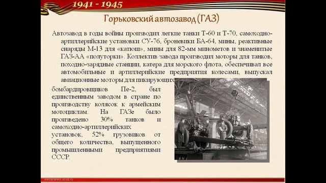 Информдосье «Все для фронта, все для победы»
