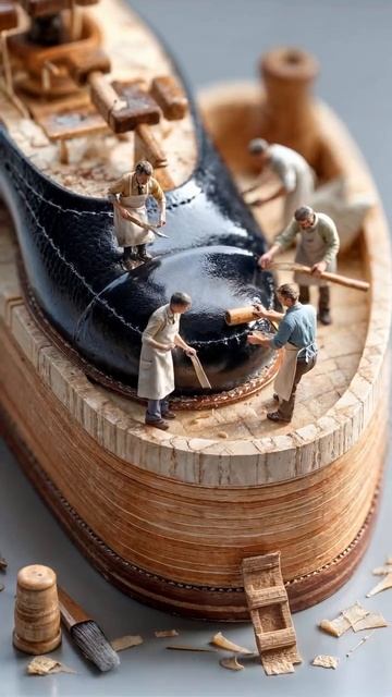 Изготовление обуви для великана