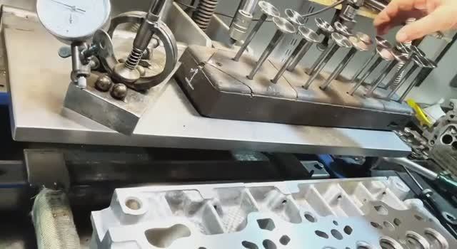 👆Восстановление клапанов, шлифовка фаски клапана, клапана проверка на биение для ГБЦ Двигатель F1A