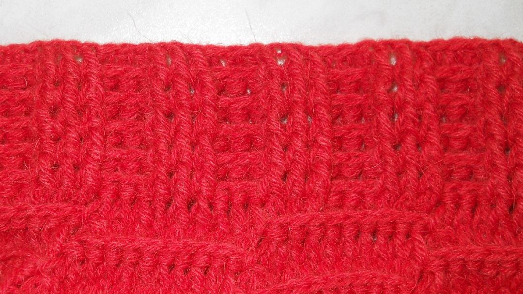 Узор Резинка рельефная 3х3