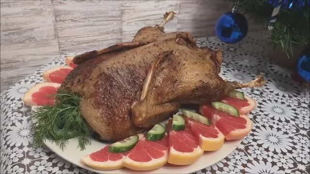 Запеченная утка в духовке с яблоками. Утка в маринаде. СОЧНЕЕ НЕ БЫВАЕТ !!!!