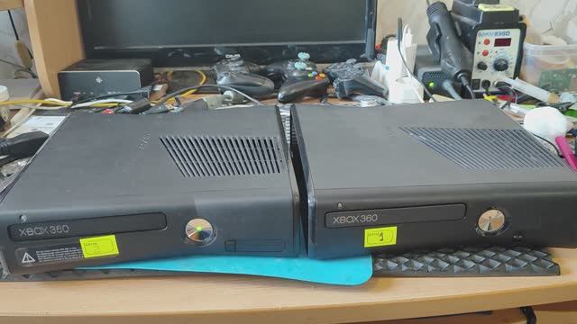 Ремонт Подписчику №84 Донецк.  Два xbox360 Slim Ошибка 0003