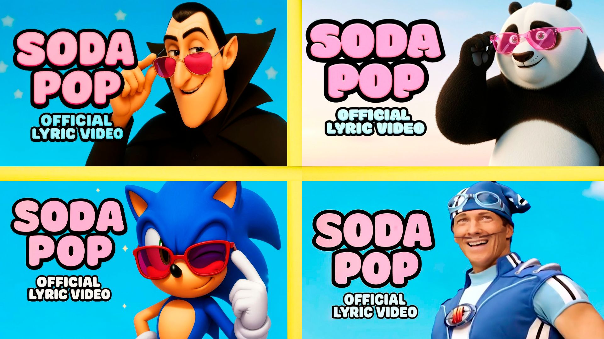 Отель Трансильвания Vs Соник Vs Кунг фу Панда.