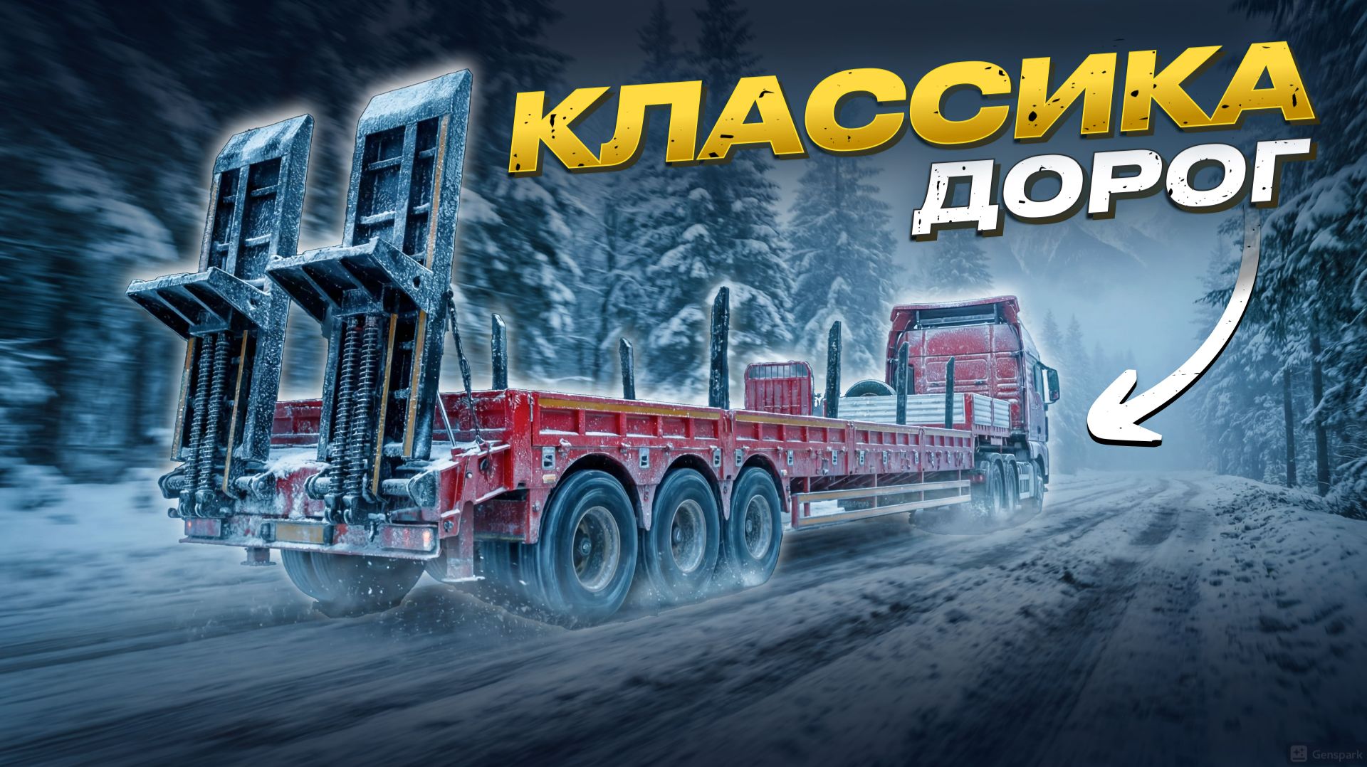 ВСЕПРОХОДИМЫЙ высокорамный трал LUXUDA LZC9301TDP