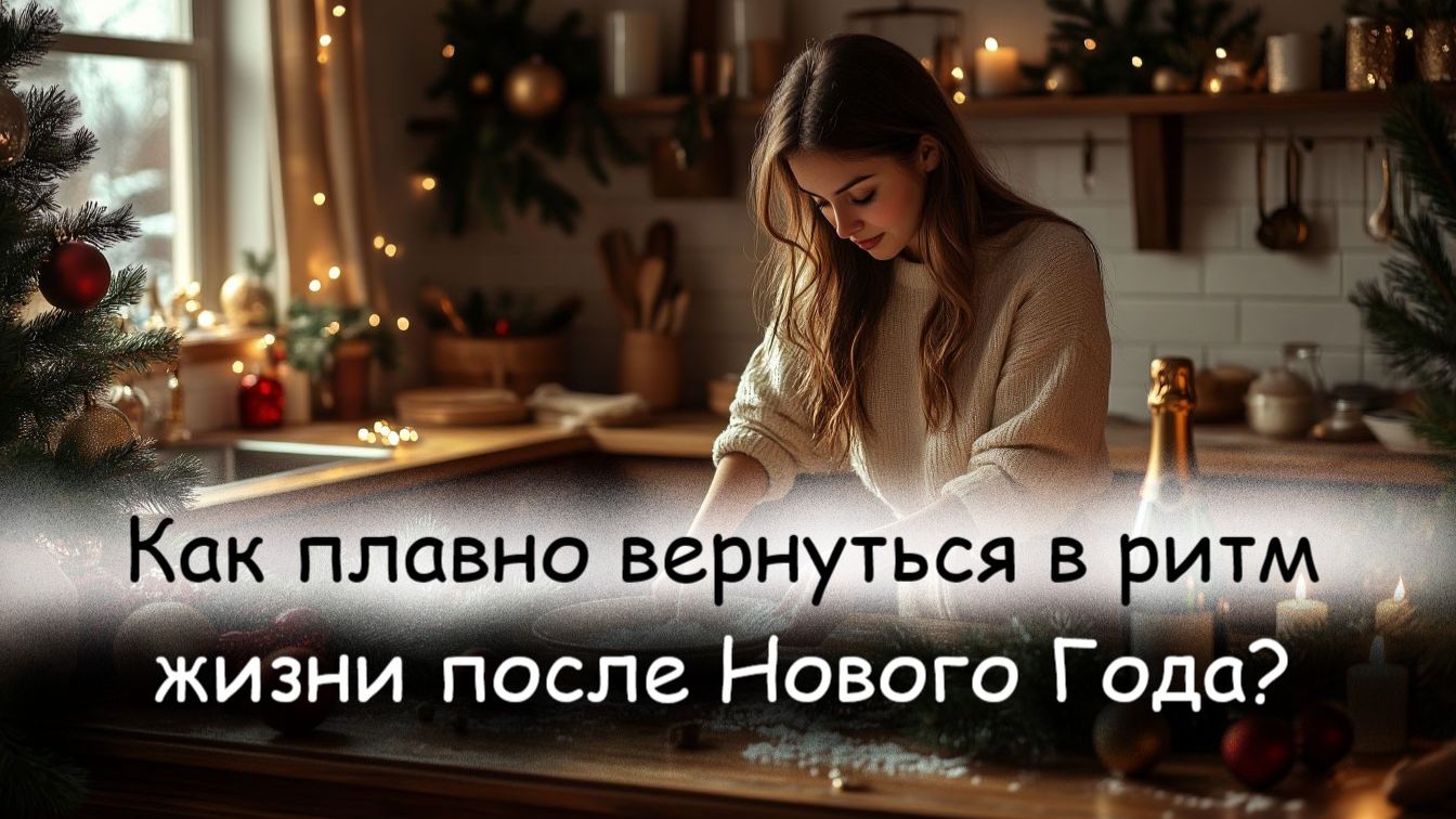 Как плавно вернуться в ритм жизни после Нового Года?