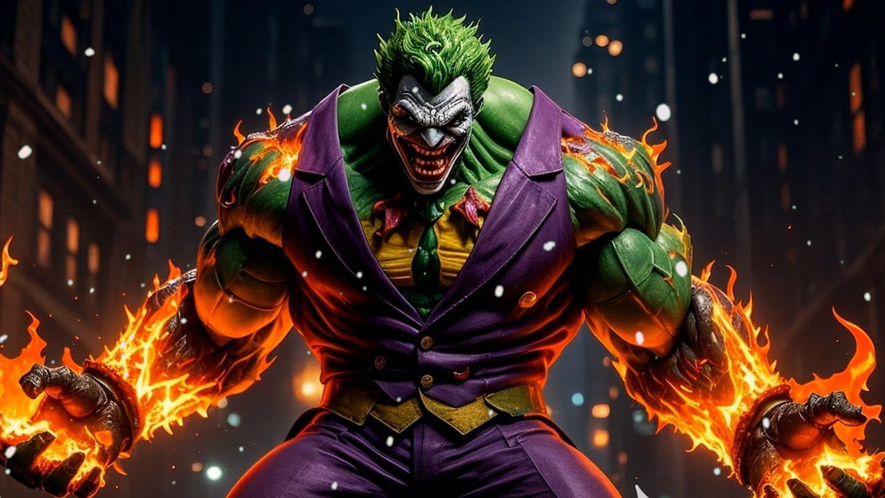 Халк против Джокера.