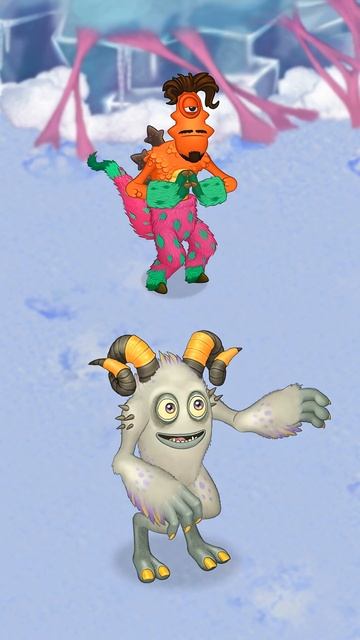 Дуэт bb-Ящерит$ы и Тавкера на Зеркальном Острове Холода - My Singing Monsters