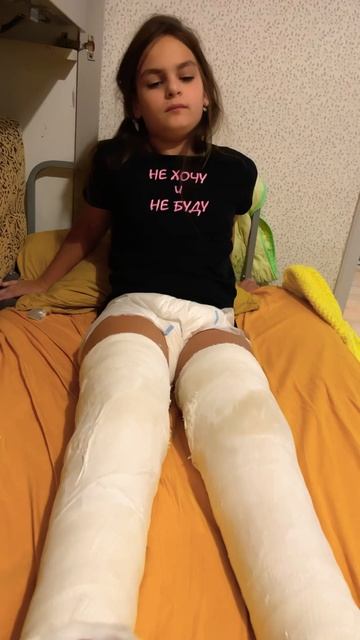 8-й день после операции ходьба на ягодицах и перемещение по кровати ￼