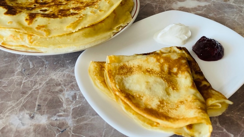 Блины на молоке