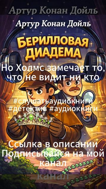 Артур Конан Дойль  Берилловая диадема    #детектив #аудиокниги #слушатьаудиокниги