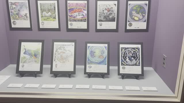 「第10回九谷ぬり絵コンテスト」の展覧会