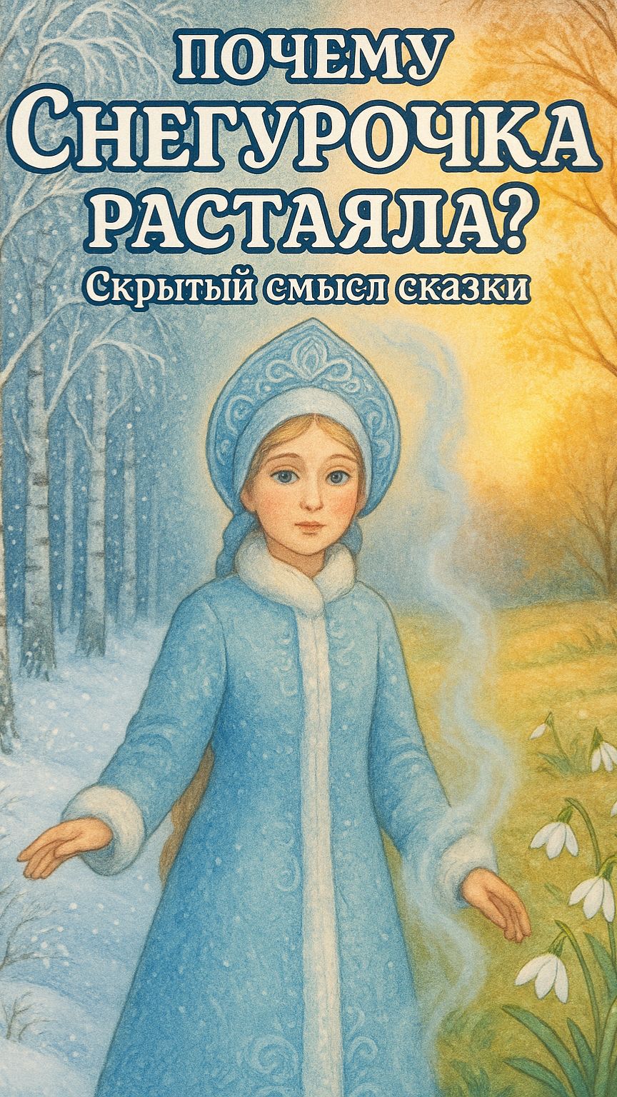 Почему Снегурочка растаяла? Скрытый смысл сказки и мудрость фольклора